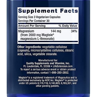 Life Extension Neuro-Mag Magnesium L-Threonate | Shasva Health